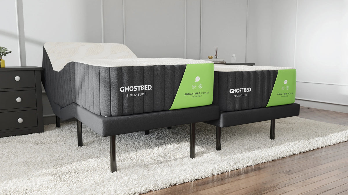 GhostBed Signature Memory Foam Mattress: 12” Cooling & Supportive Sleep ...