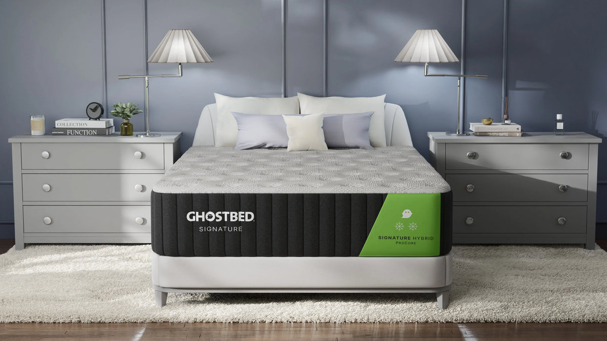 GhostBed Signature Hybrid Mattress: 12” Premium Support & Cooling ...